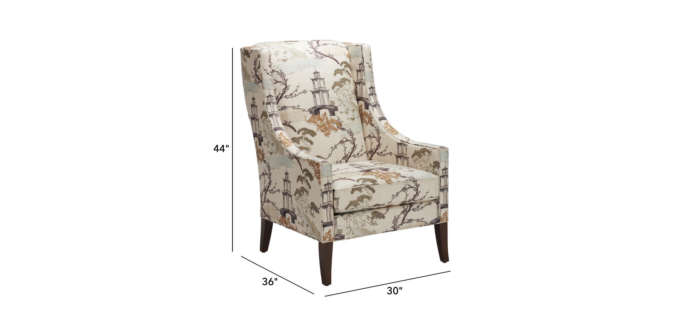 Timlyn Wing Chair | Curved-Back Wing Chair | Ethan Allen