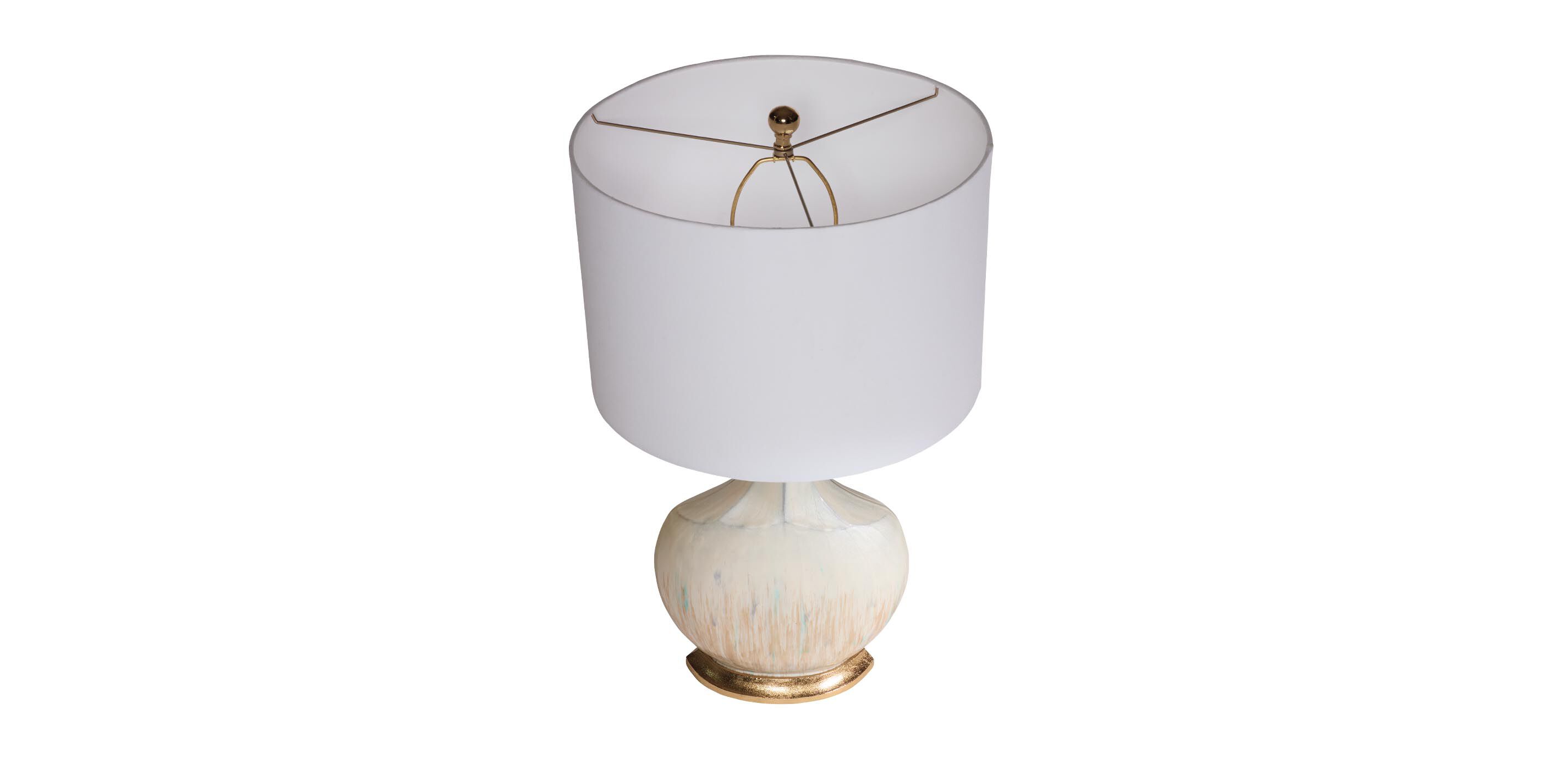 Lila Oblong Glass Table Lamp with Urn-Shape Base | Ethan Allen