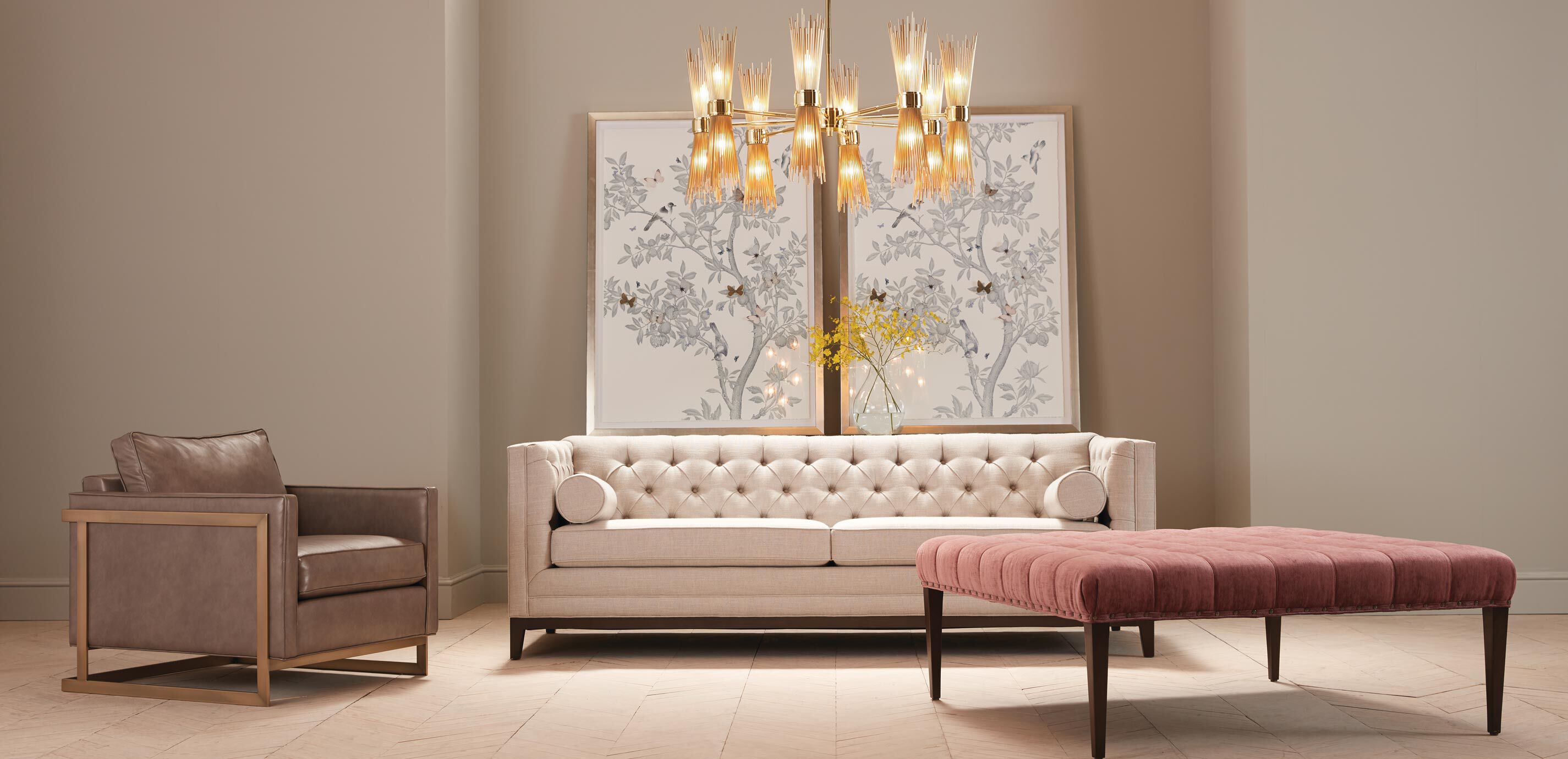 Anderson Tuxedo Sofa | Shelter Arm Sofa | Ethan Allen