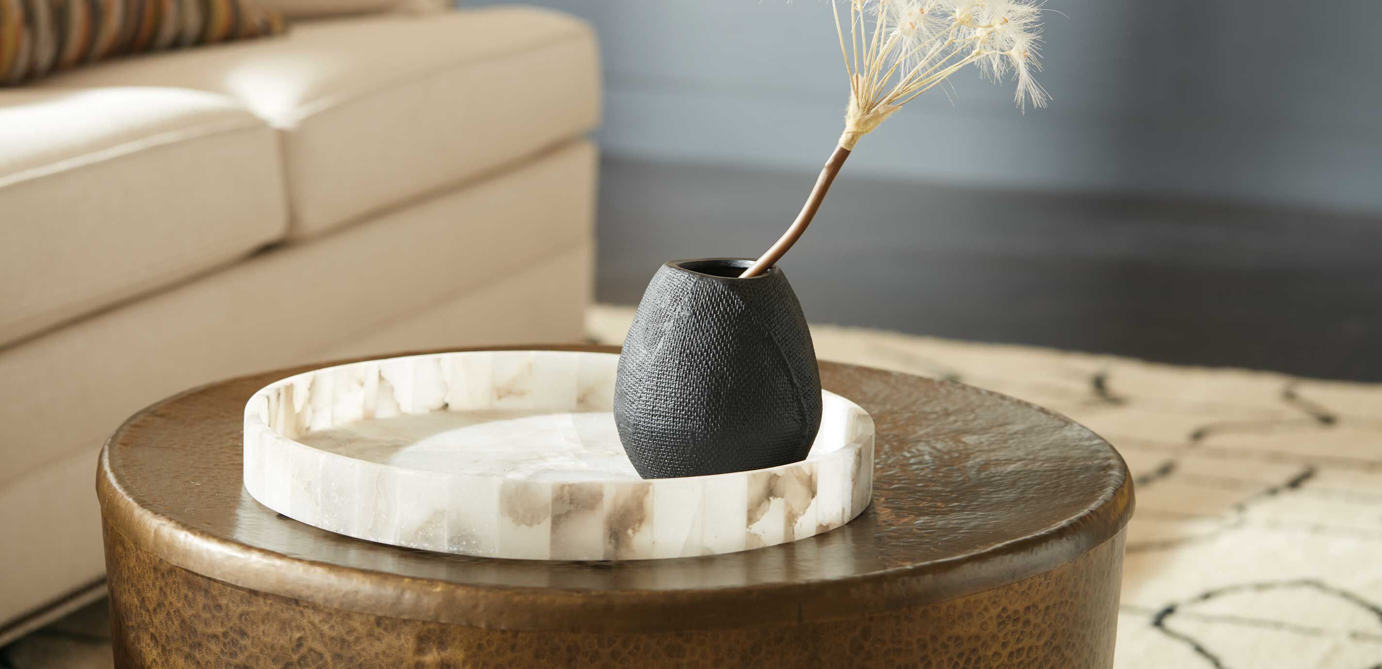 Ranna Decorative Hand-carved Alabaster Tray | Ethan Allen Décor | Ethan ...