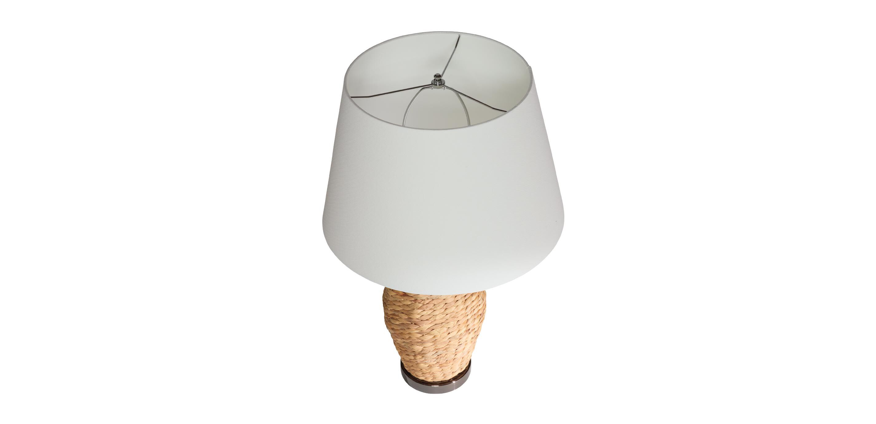 Janie Seagrass Table Lamp—Woven from Water Hyacinth | Ethan Allen