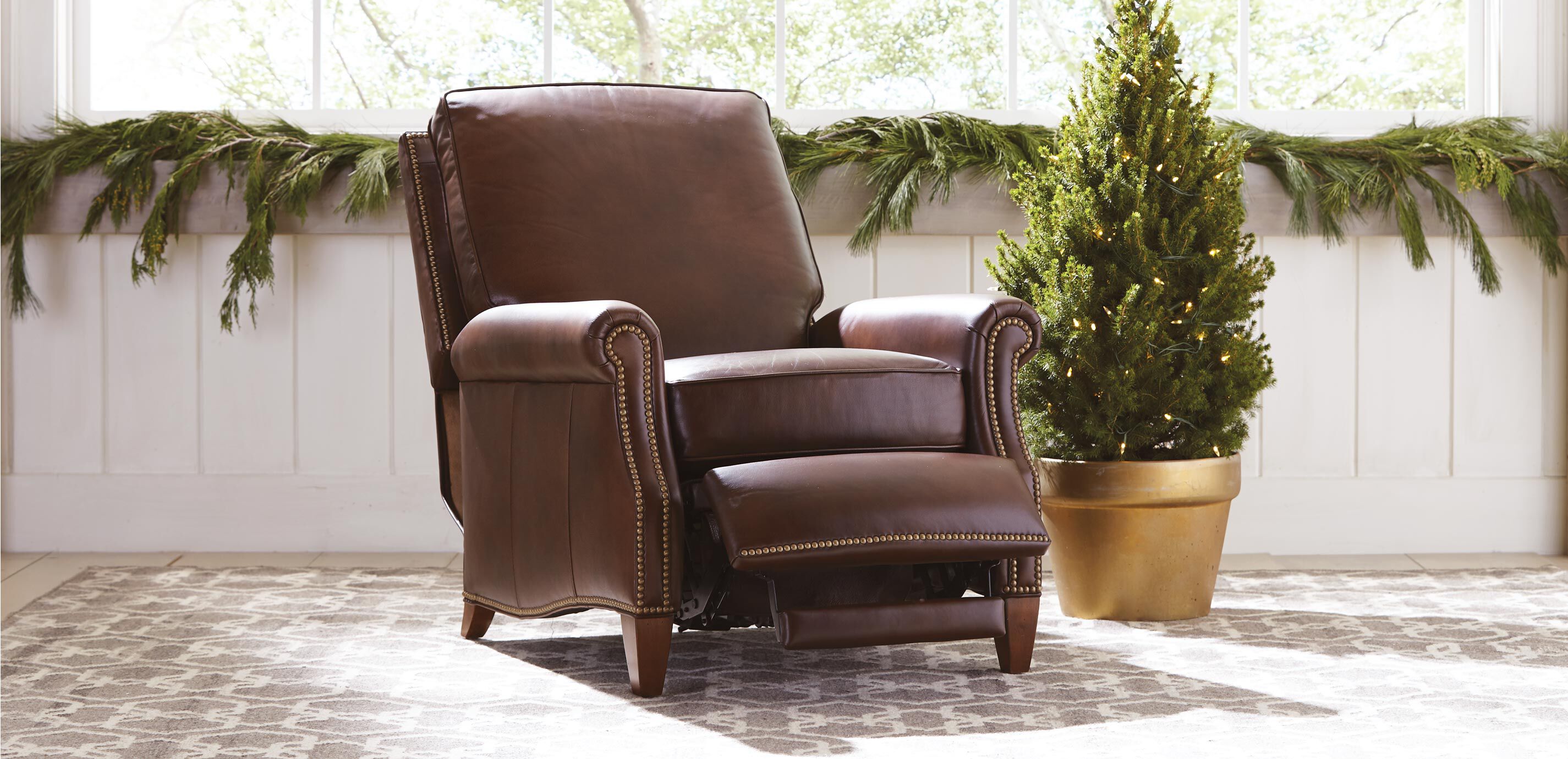Colburn Leather Recliner | Recliners | Ethan Allen
