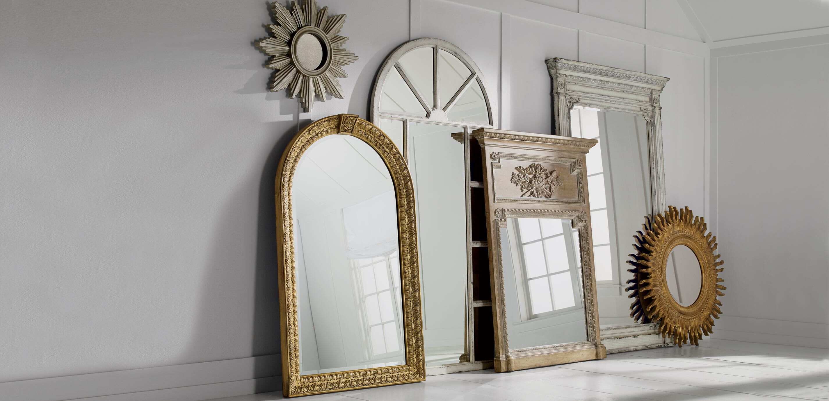 26" Silver Sunburst Mirror | Mirrors | Ethan Allen