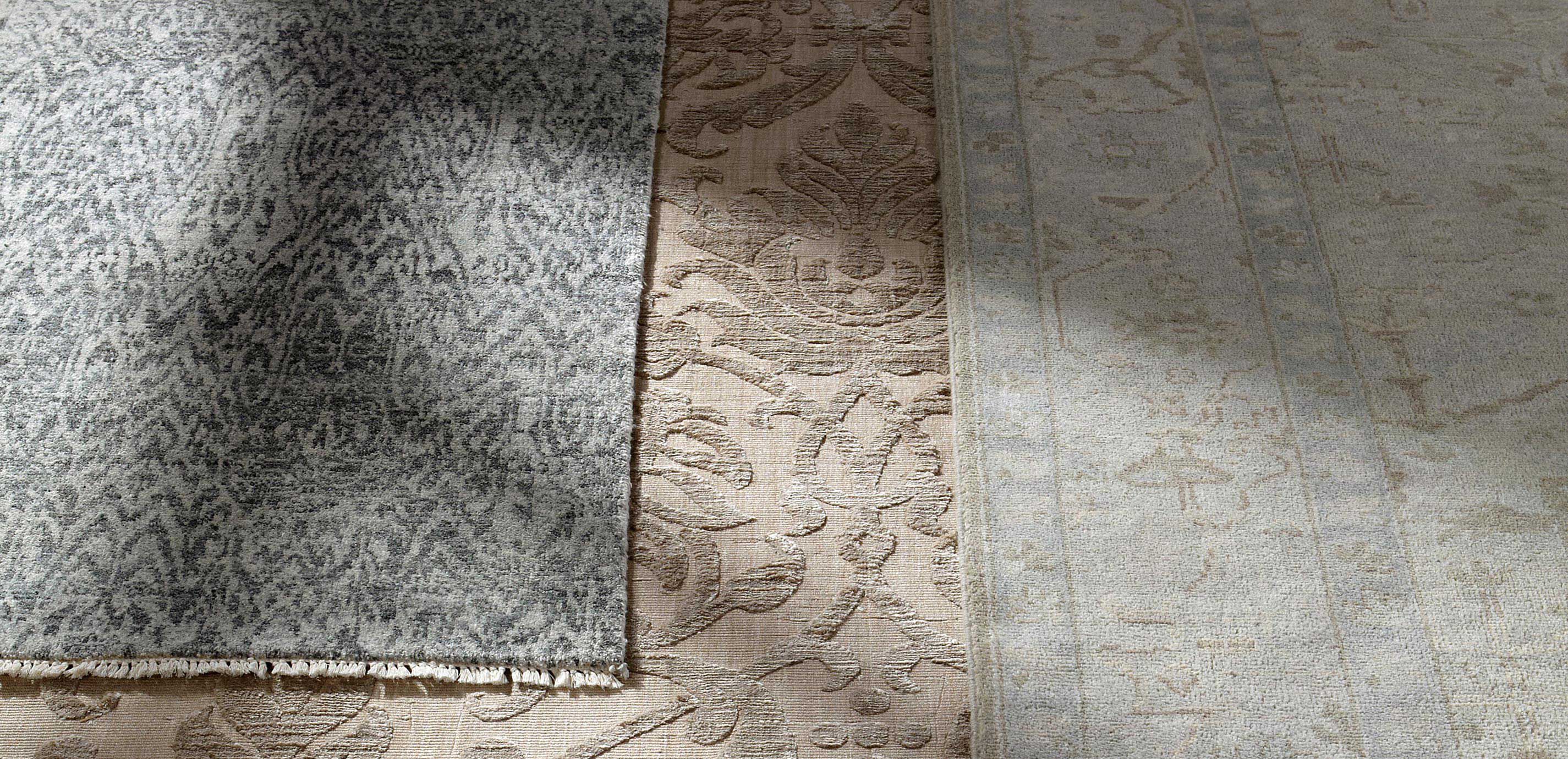 Jacquard Damask Rug, Buff | Damask & Floral Rugs | Ethan Allen