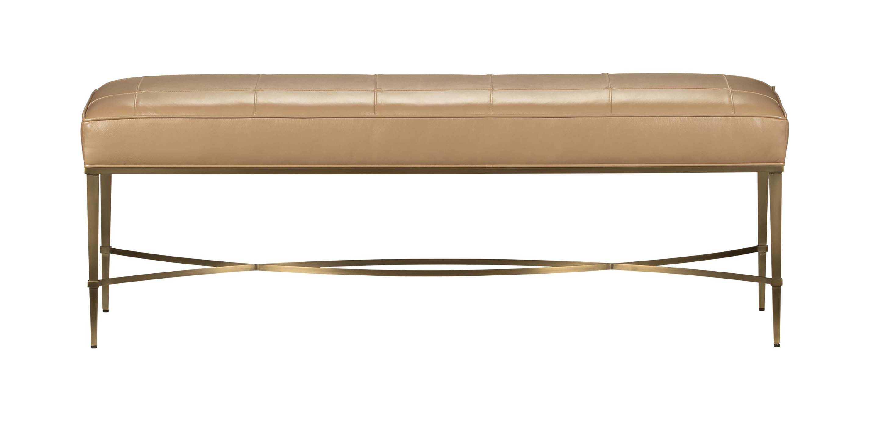 Sidney Leather Bench | Ottomans & Benches | Ethan Allen