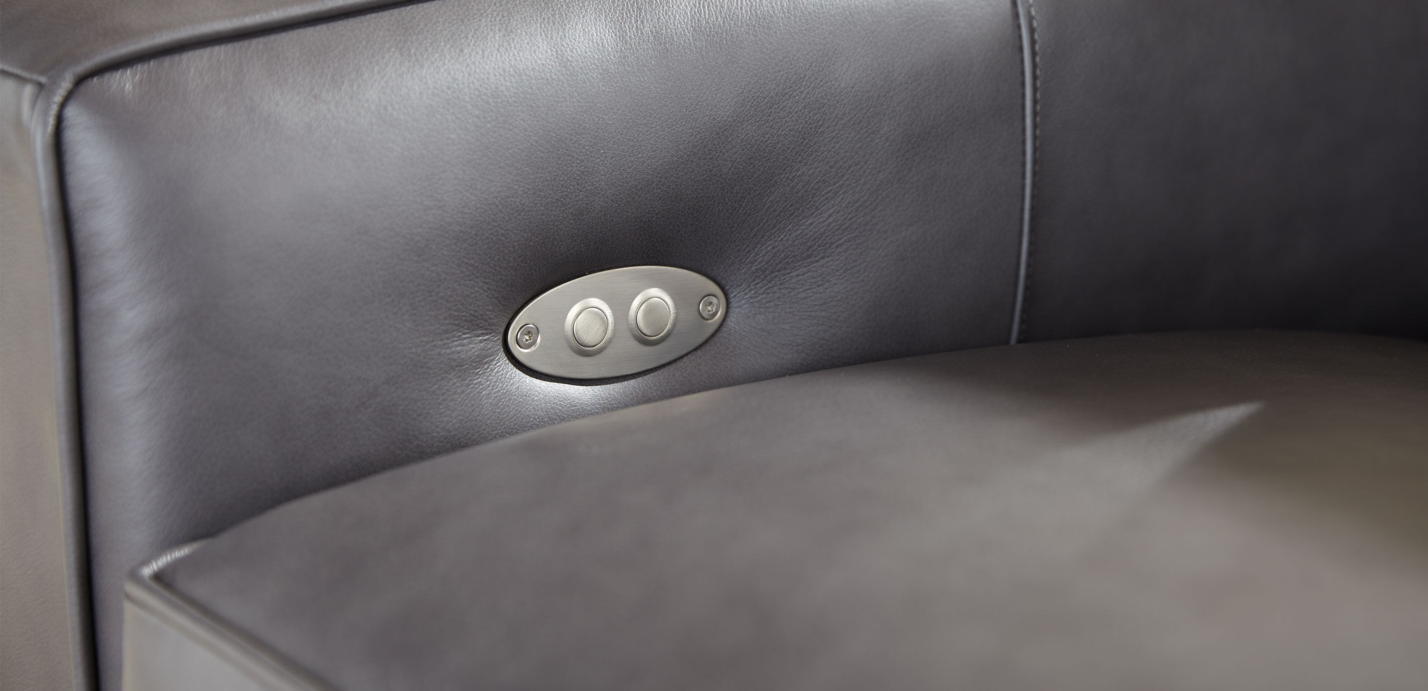 Conover Track-Arm Modern Leather Recliner Chair | Ethan Allen