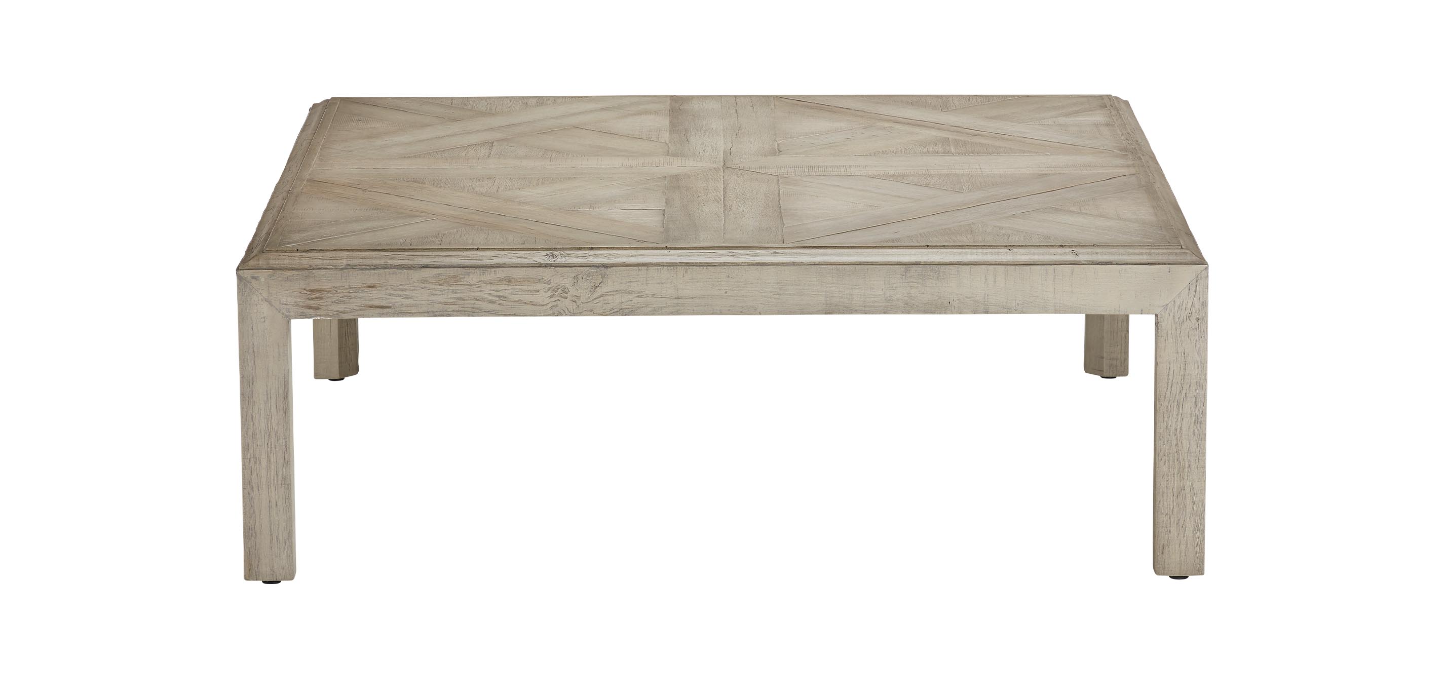 Damian 48" Square Coffee Table, Parquetry Top | Ethan Allen