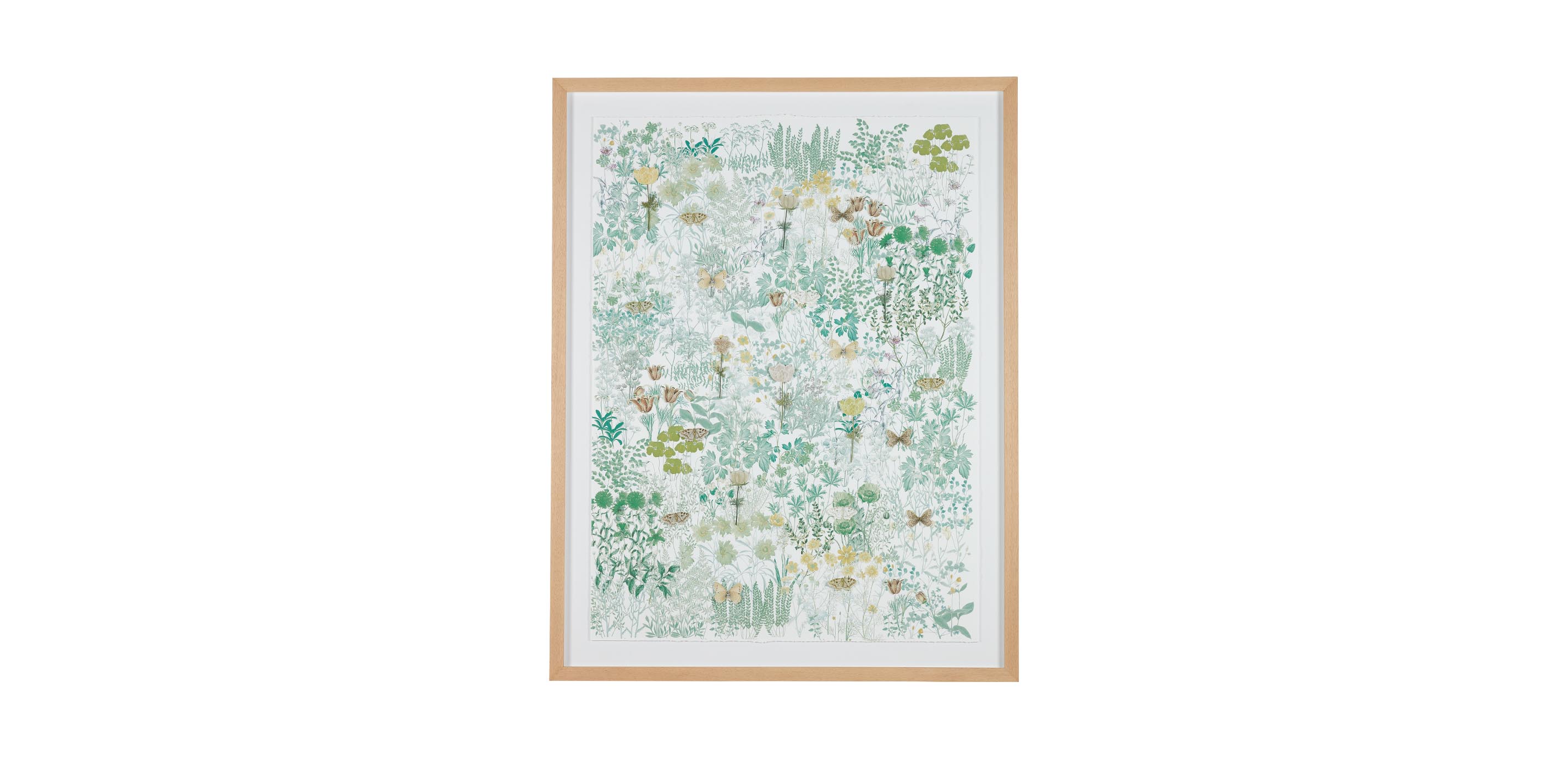 Spring Meadow by Dawn Wolfe—Framed Papercraft Print | Ethan Allen