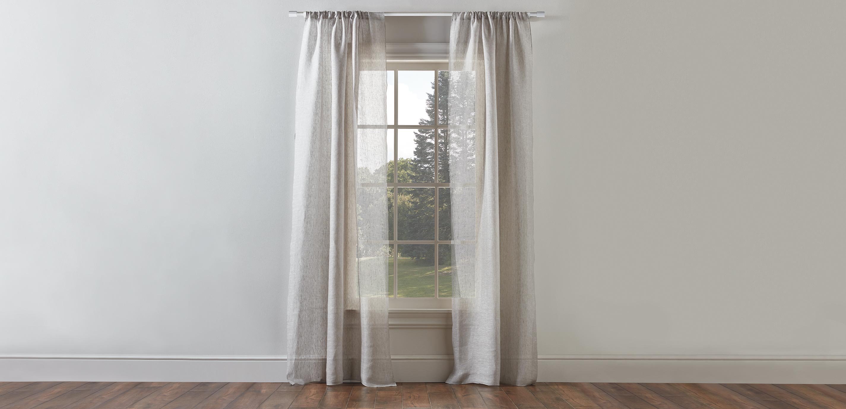 Sheer Linen Drapery Panel | Lightweight Drapery Panels | Ethan Allen